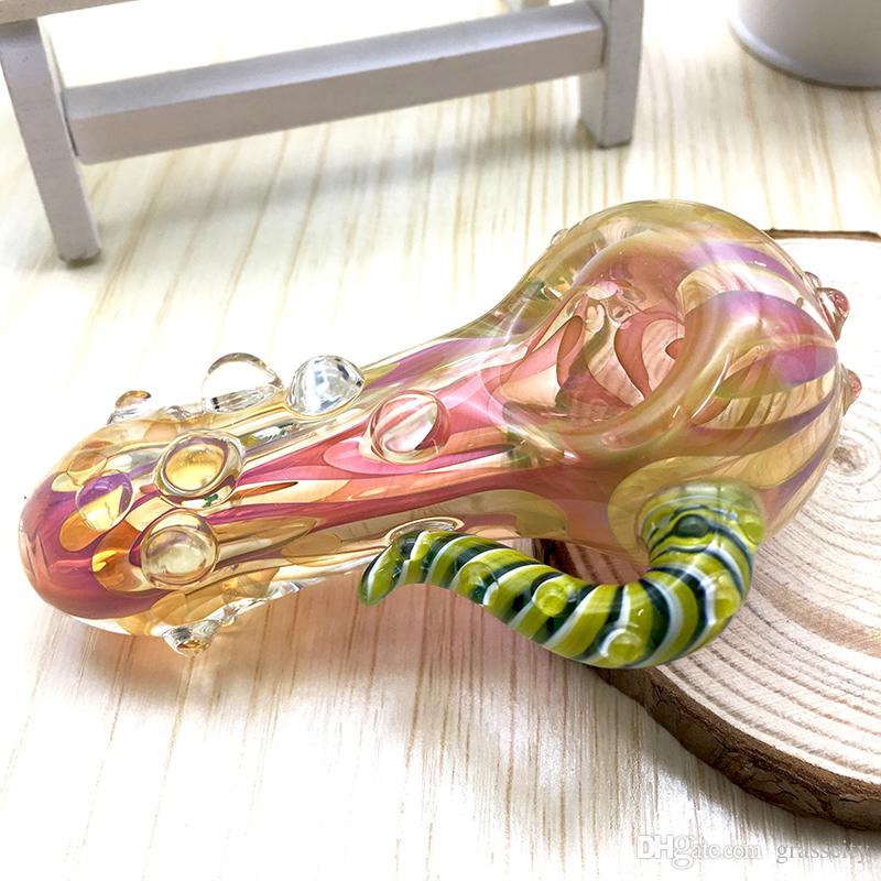 Floral Elegance – Pink Glass Pipe – Pretty Pipe Shop