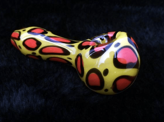 Leopard Print Glass Pipe – Pretty Pipe Shop