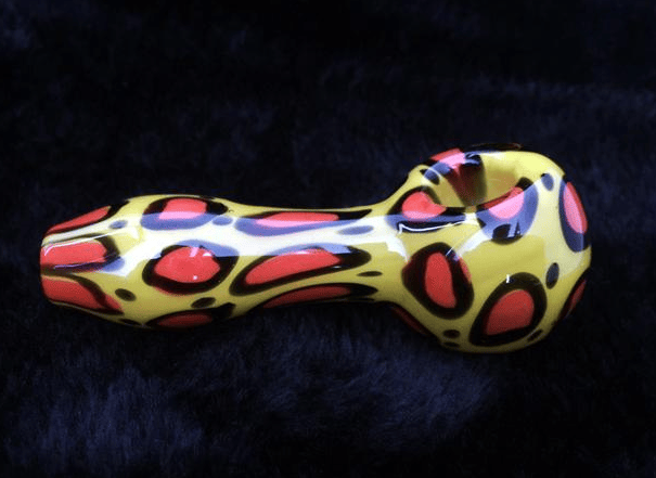 Leopard Print Glass Pipe – Pretty Pipe Shop
